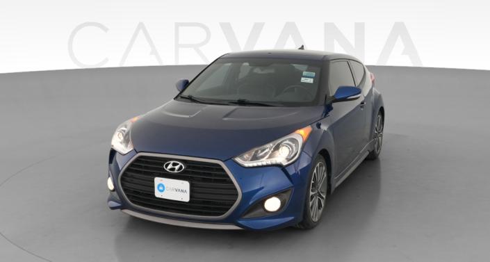 Used Hyundai Veloster Turbo in blue for Sale Online | Carvana