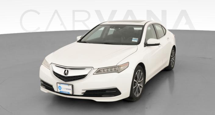 Used 2015 Acura TLX in white for Sale Online | Carvana