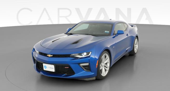 Used 2016 Chevrolet Camaro SS in blue for Sale Online | Carvana